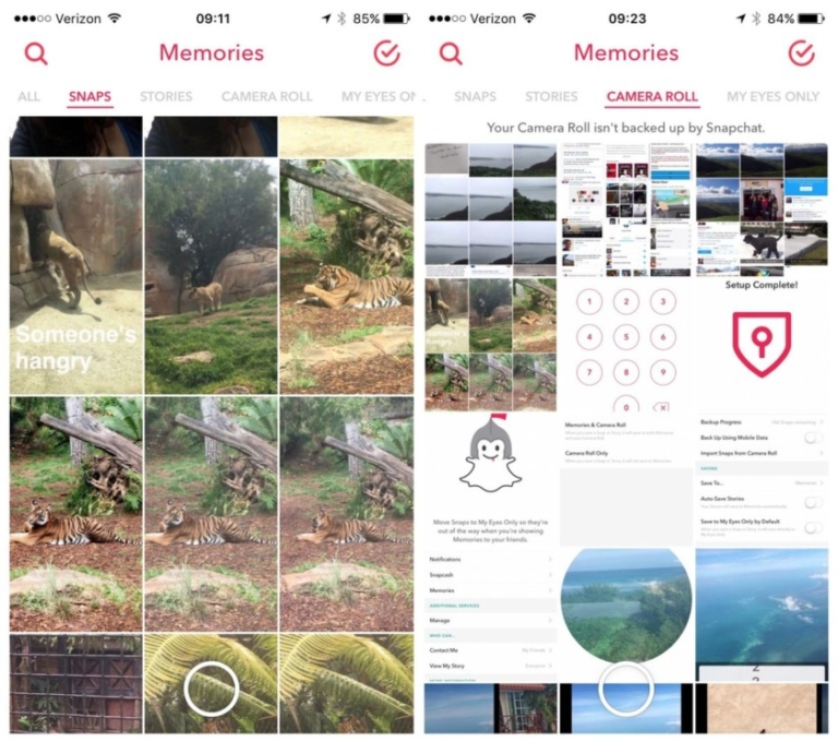 Snapchat Unveils Memories - OPUSfidelis